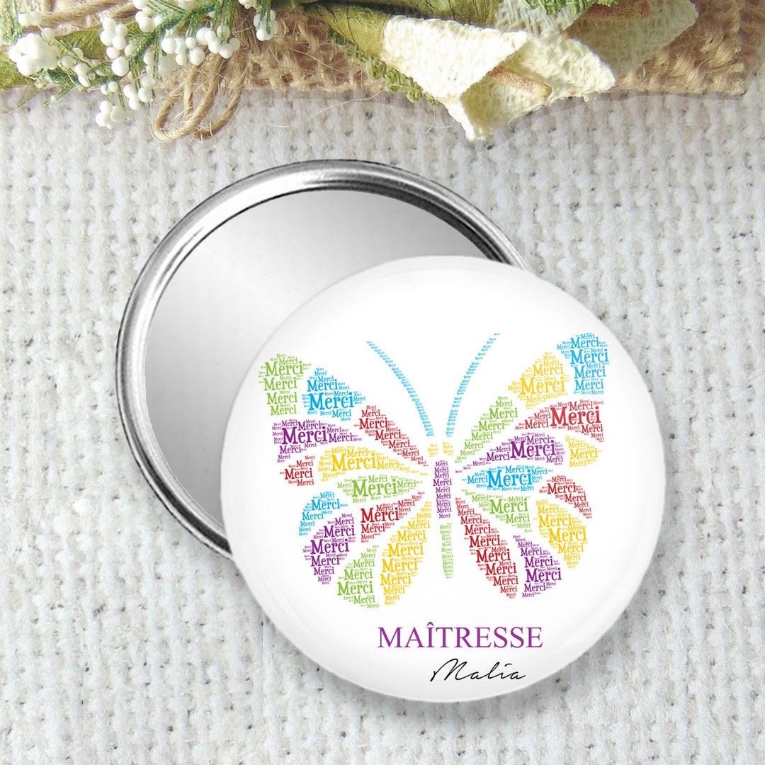 Pocket Mirror, Badge or Personalized Magnet 75mm, Gift Ideas for a ...