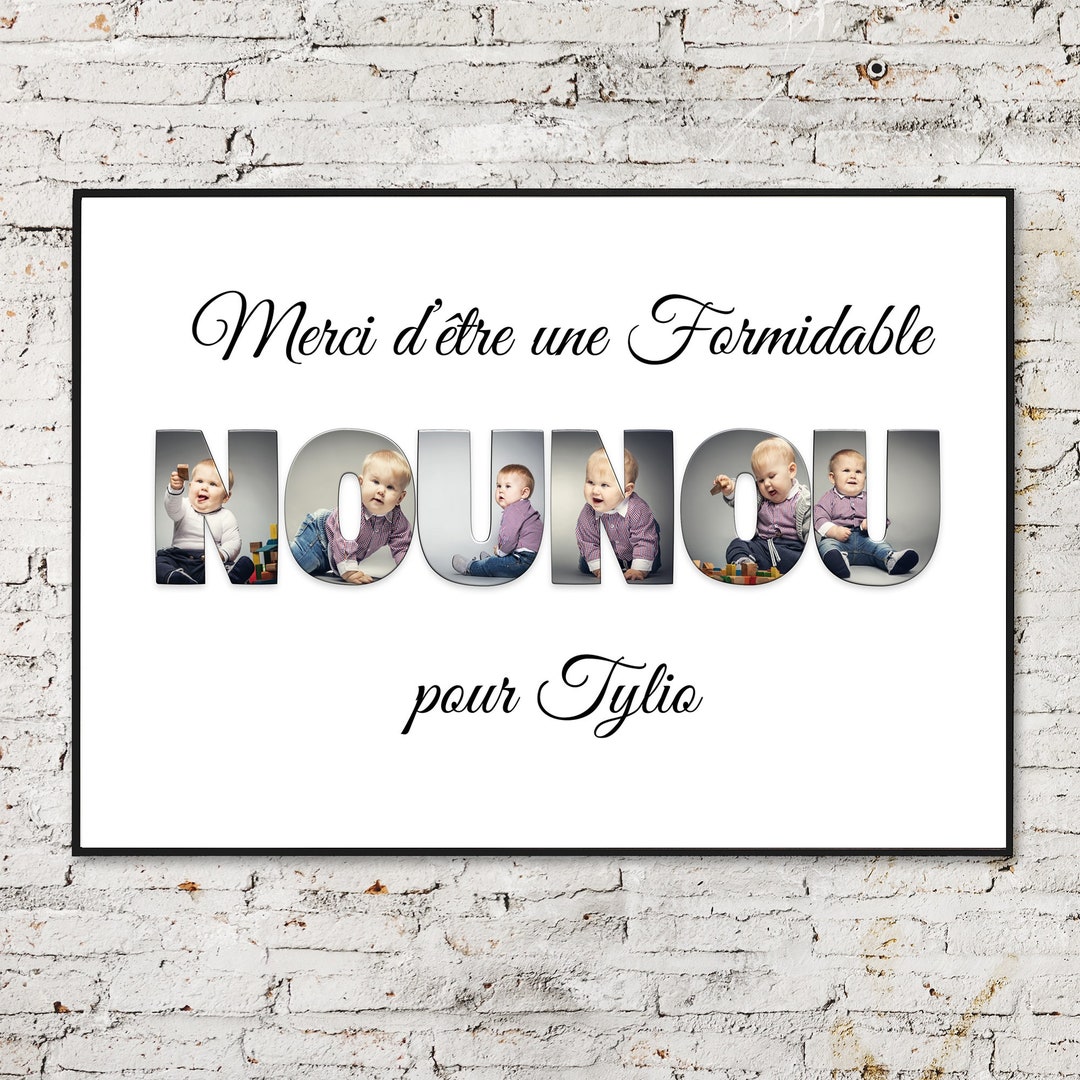 Nanny Poster Customizable Word Photo Poster Pretty Word - Etsy