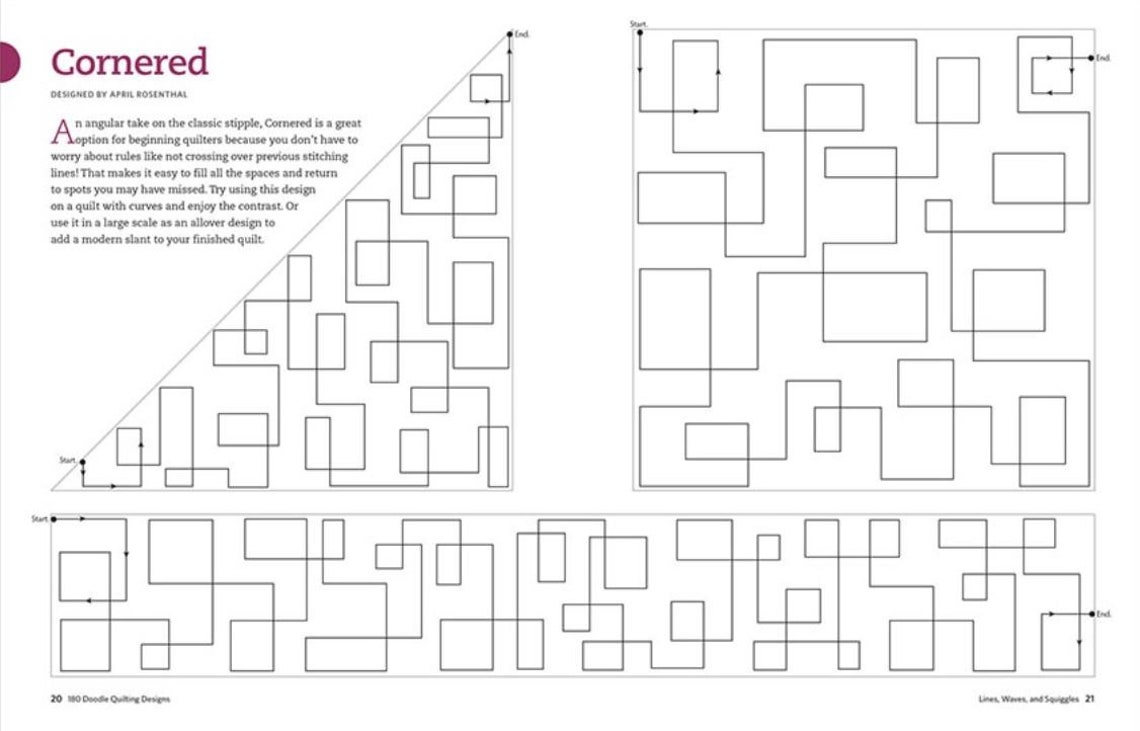 180 Doodle Quilting Designs: Free Motion Ideas for Blocks - Etsy