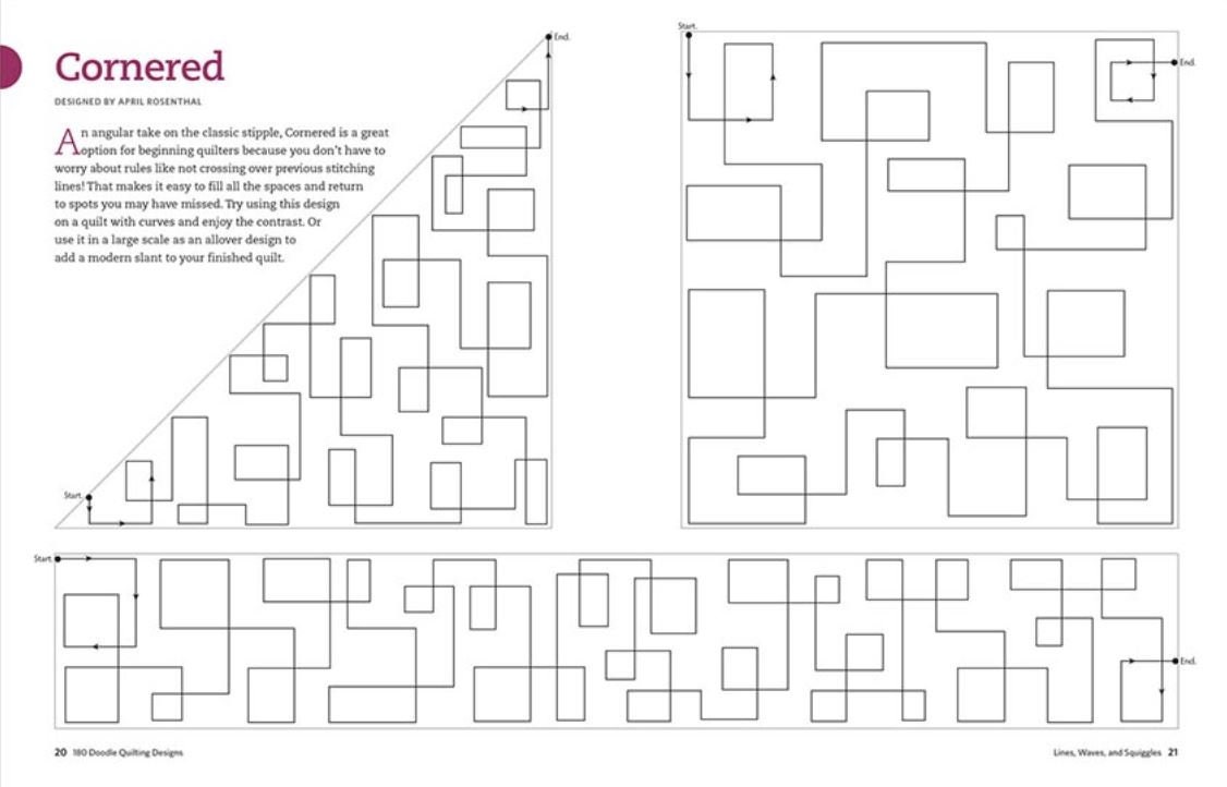 180 Doodle Quilting Designs: Free Motion Ideas for Blocks - Etsy