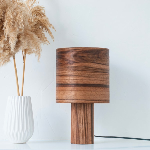 Small Wood Lamp - Etsy