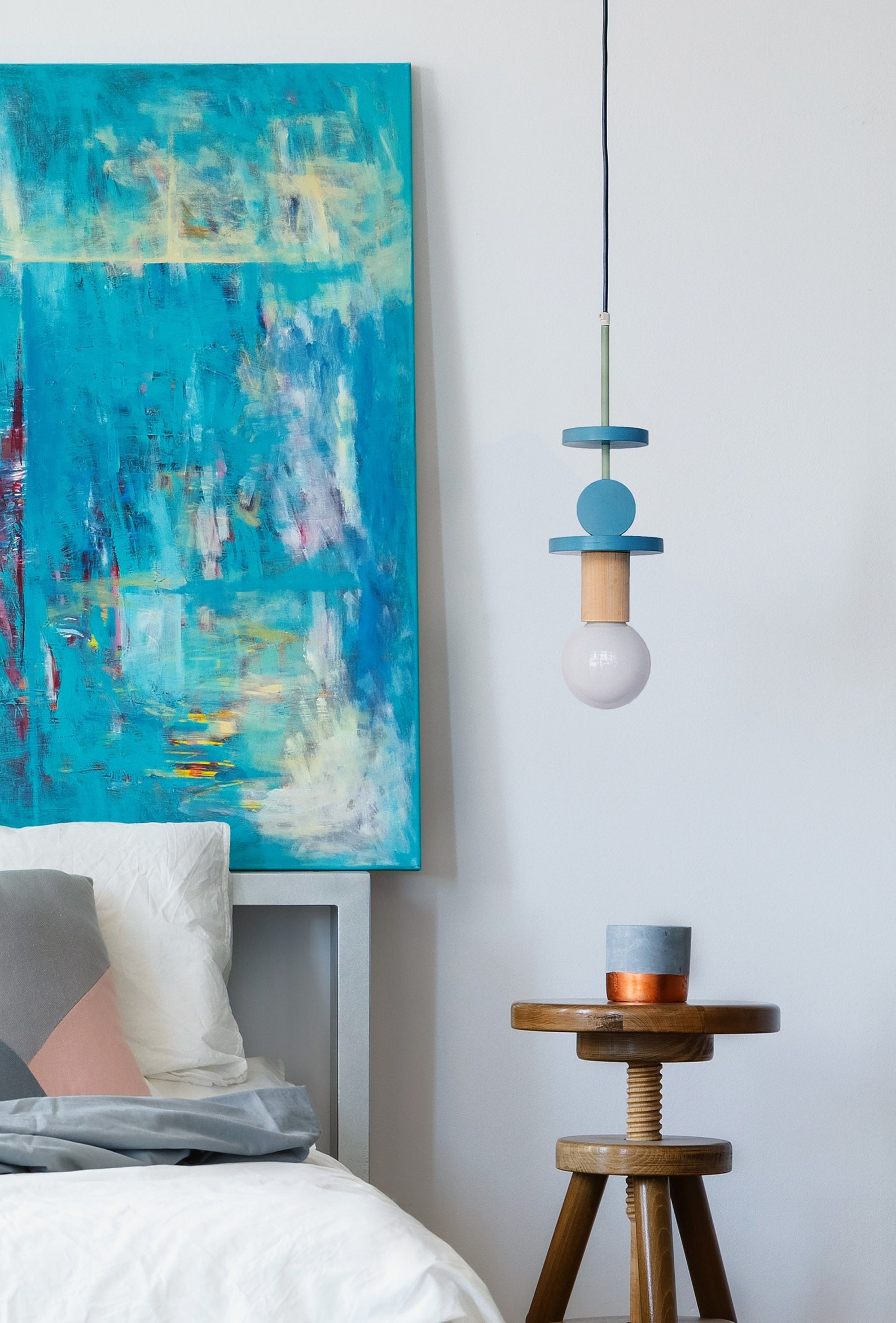 Cute Lamp Shade for Wooden Nursery Decor, Charming Hanging Lamp for ...