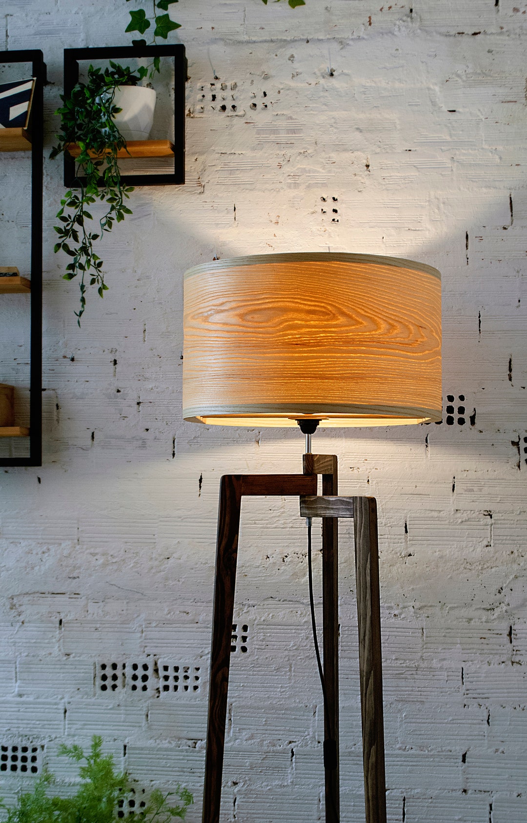 Scandinavian Decor Floor Lamp, Rustic Decor Light Fixture, Floor Lamp ...