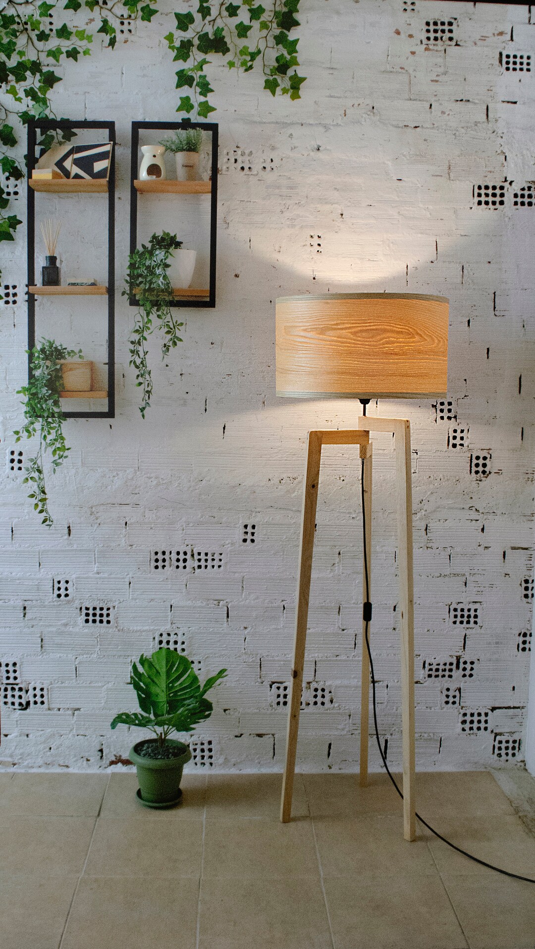Scandinavian Decor Floor Lamp, Rustic Decor Light Fixture, Floor Lamp Modern - Etsy