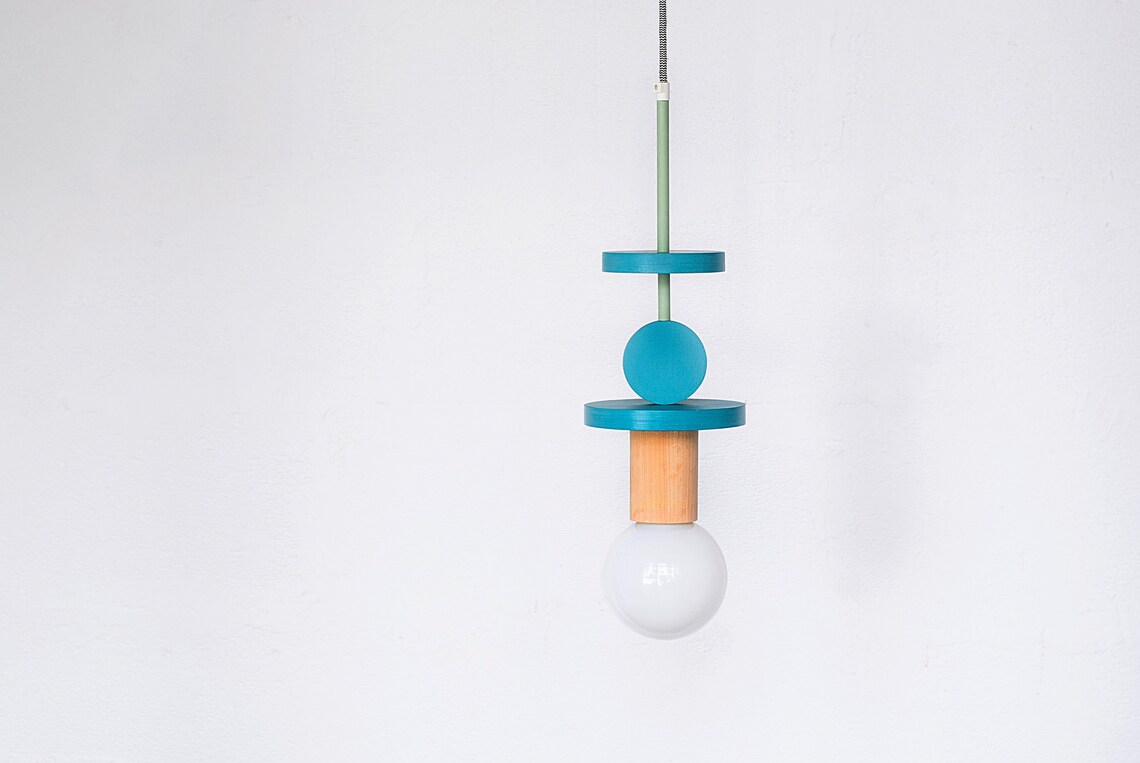 Cute Lamp Shade for Wooden Nursery Decor, Charming Hanging Lamp for ...