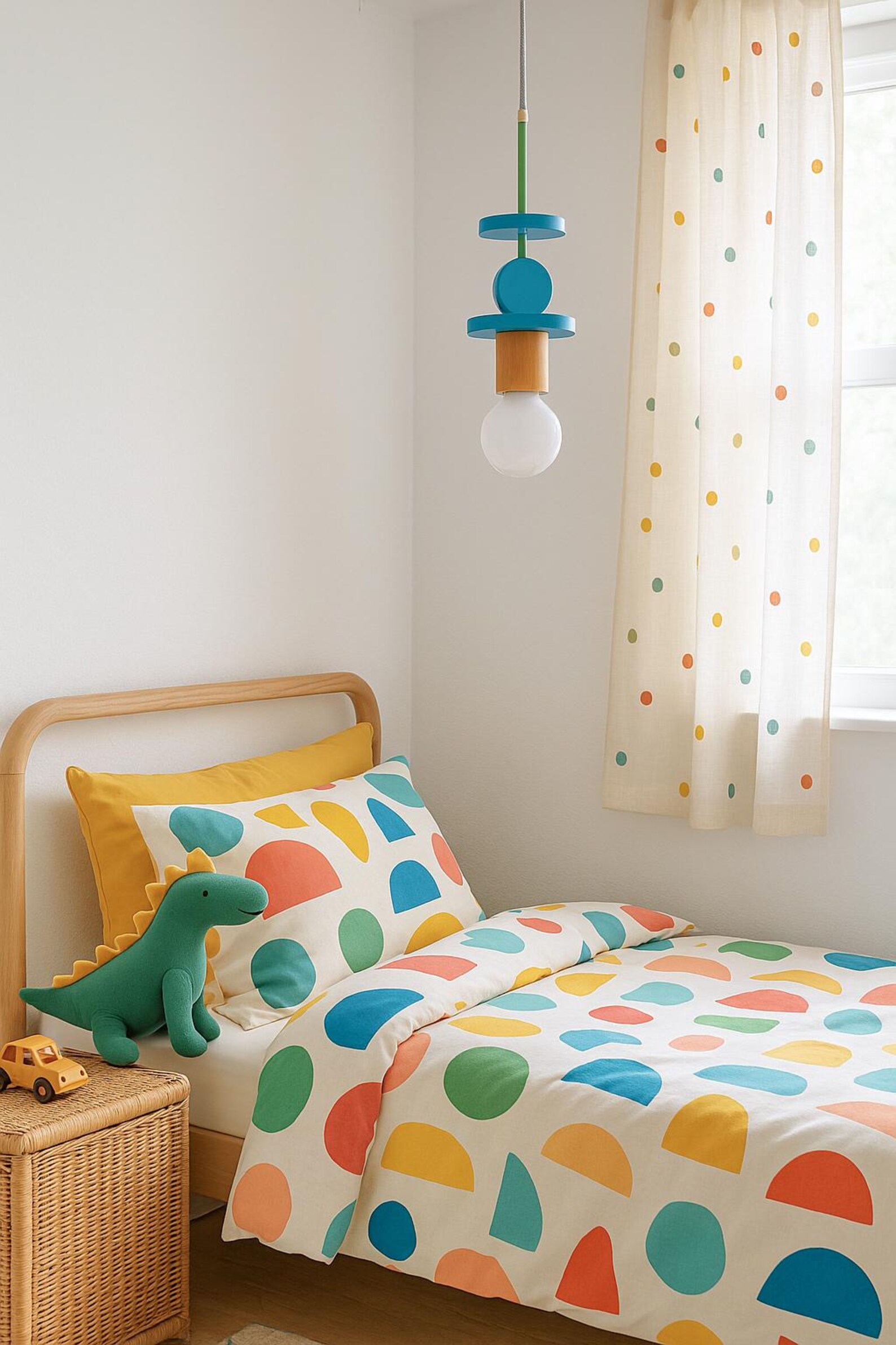 Cute Lamp Shade for Wooden Nursery Decor, Charming Hanging Lamp for ...