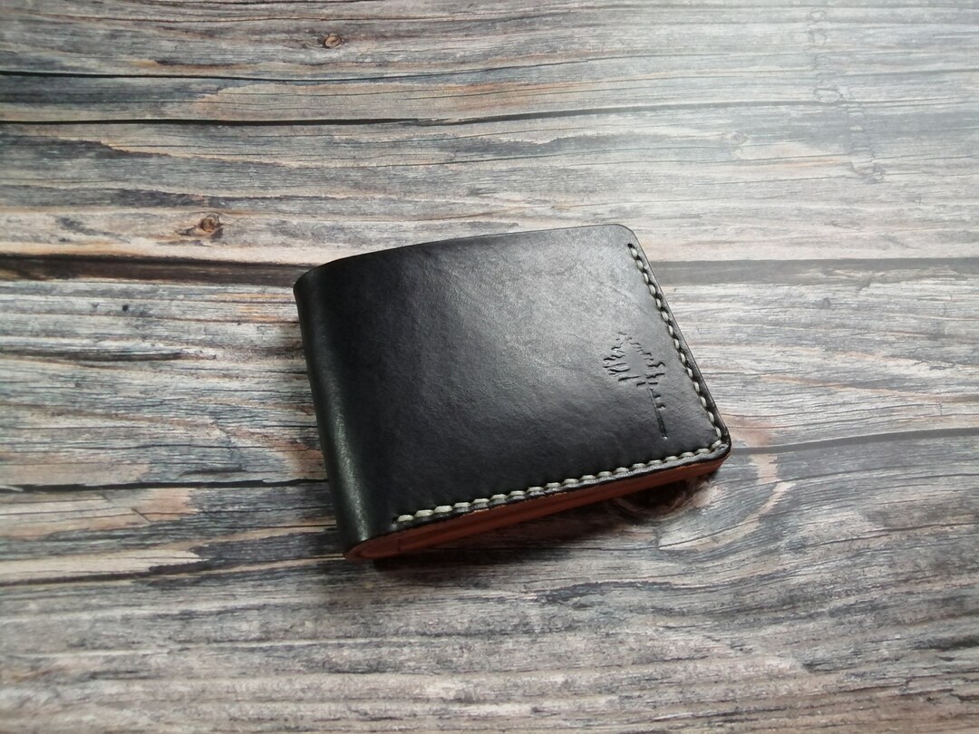 Simple Wallet, Silm Wallets, Men's Wallet, Handmade Bifold Leather ...