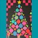 Retro Christmas Bulletin Board Kit: Bright Ornament & Tree Display for ...