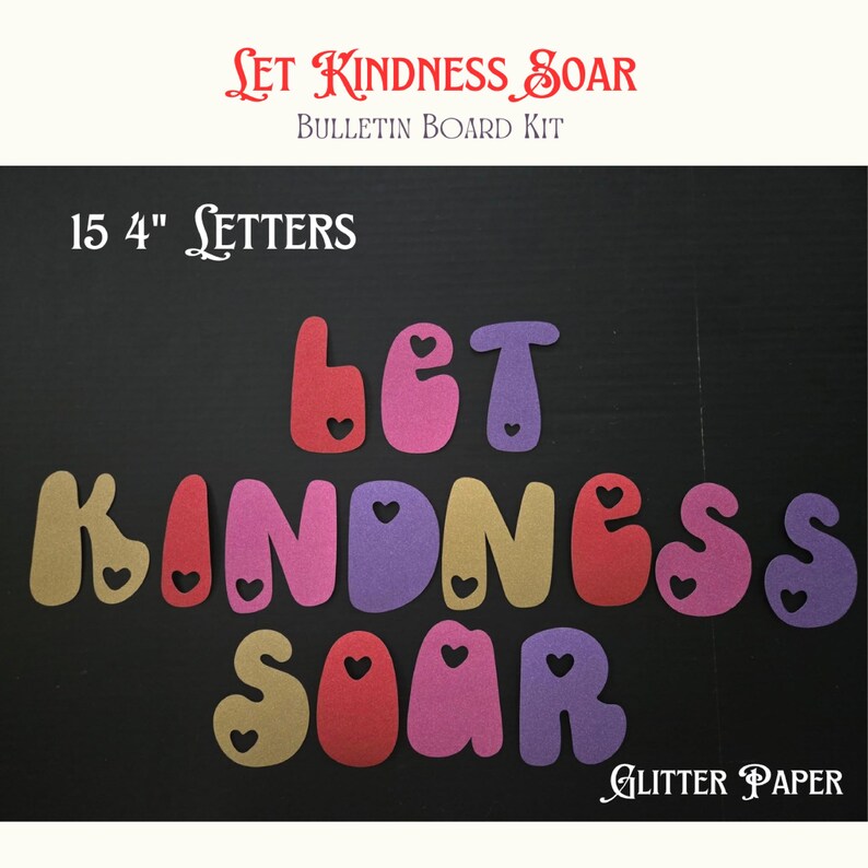 Valentine's Day Bulletin Board Kit: Kindness Hot Air Balloon Classroom ...