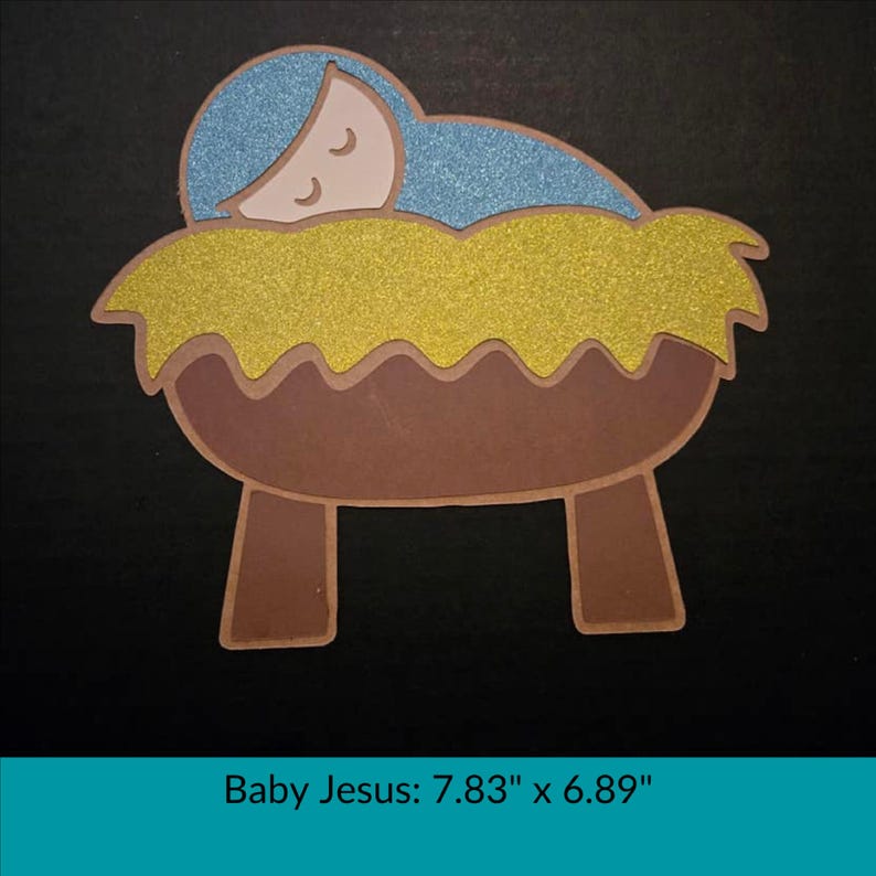 Nativity Christmas Bulletin Board Kit – Christian Classroom Decor ...