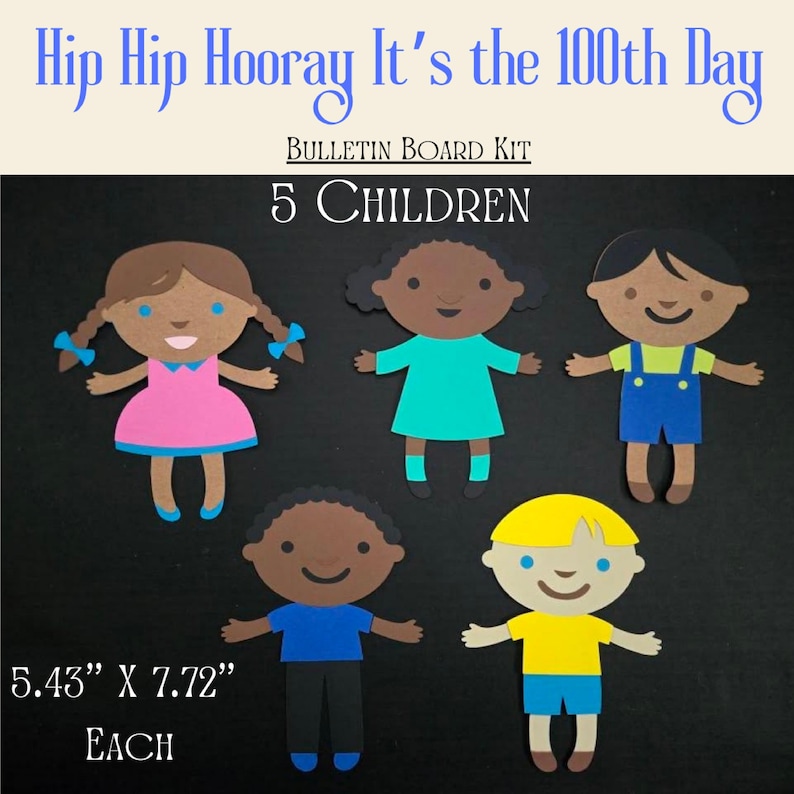 100th Day of School Kit Milestone Decor Educational Bulletin Board ...