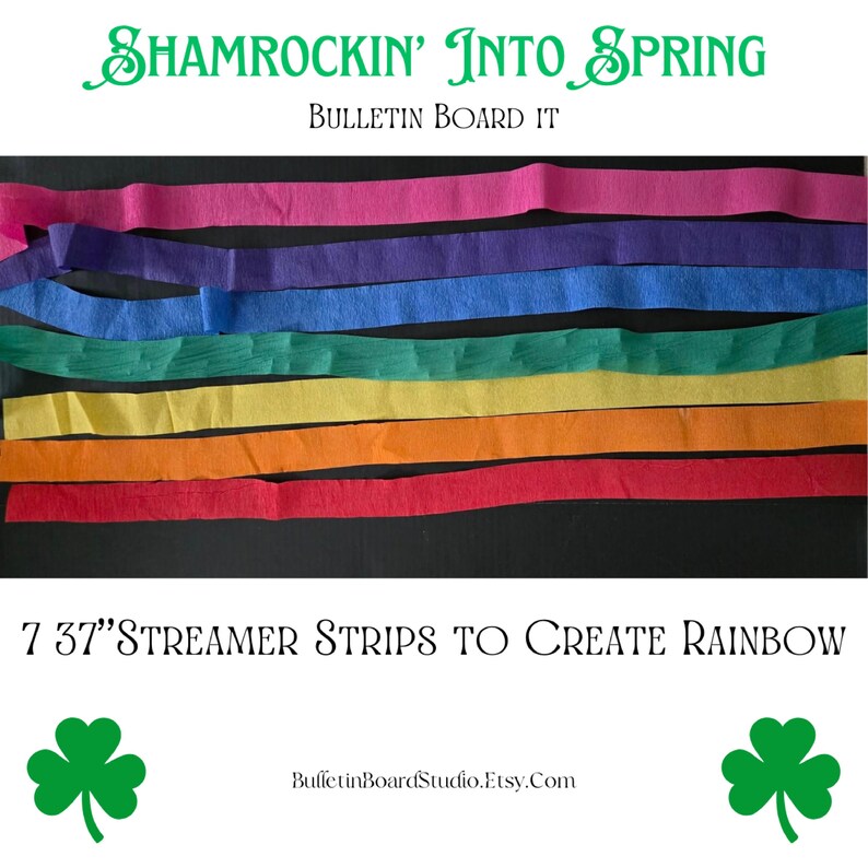 St Patrick's Day Classroom Bulletin Board Kit: Shamrocks, Leprechaun ...