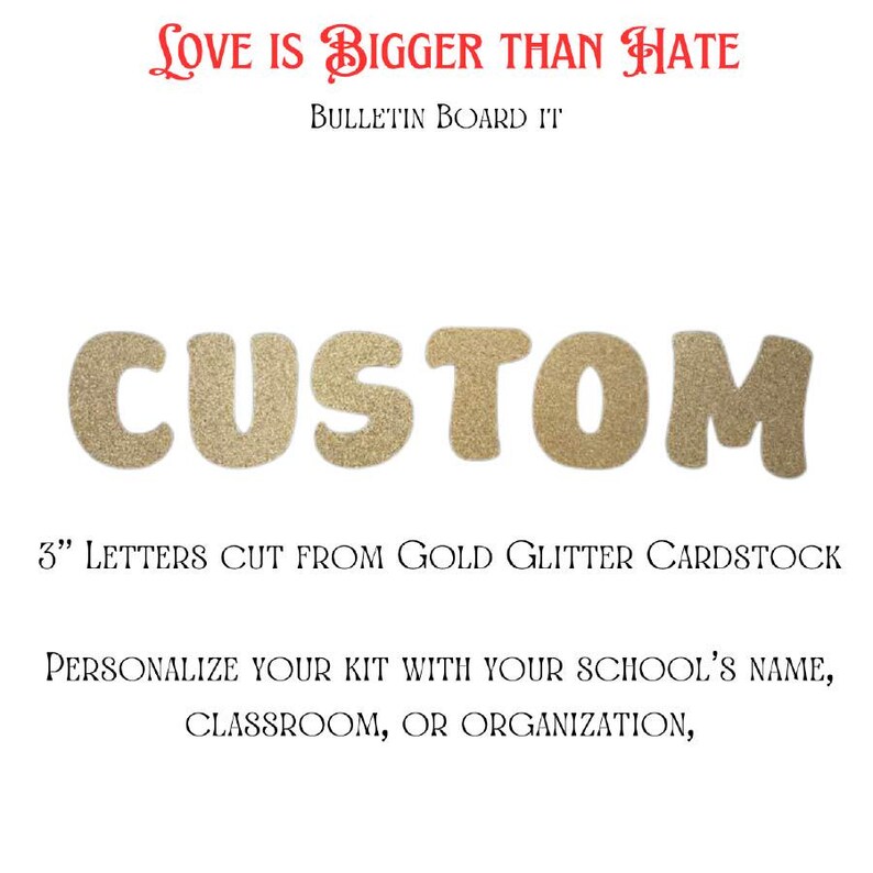 Custom Multicultural Bulletin Board Kit – Personalized Kindness ...