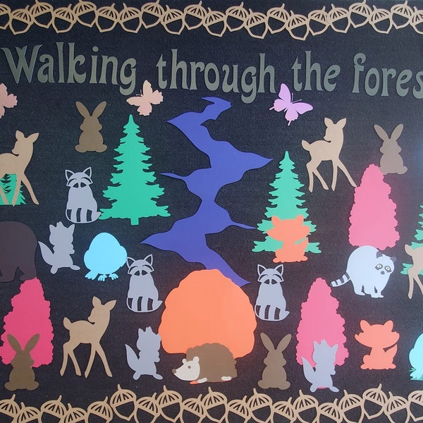 Enchanted Forest Bulletin Board - Etsy