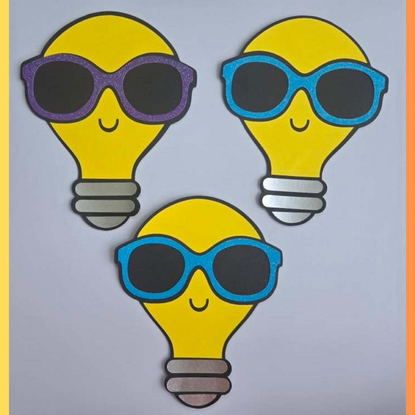 Back to School Light Bulb Theme Bulletin Board Kit Our Year is Looking ...