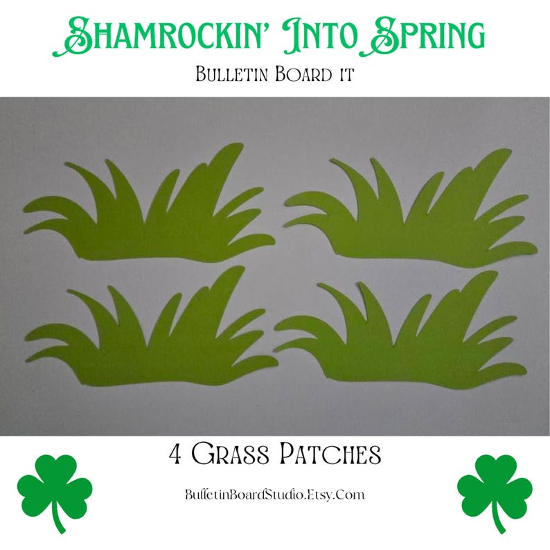 St Patrick's Day Classroom Bulletin Board Kit: Shamrocks, Leprechaun ...