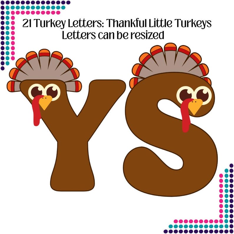 Thanksgiving Digital Bulletin Board Kit: Thankful Little Turkeys Photo ...