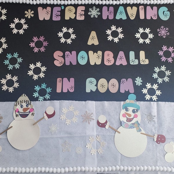 Snow Man Bulletin Board - Etsy