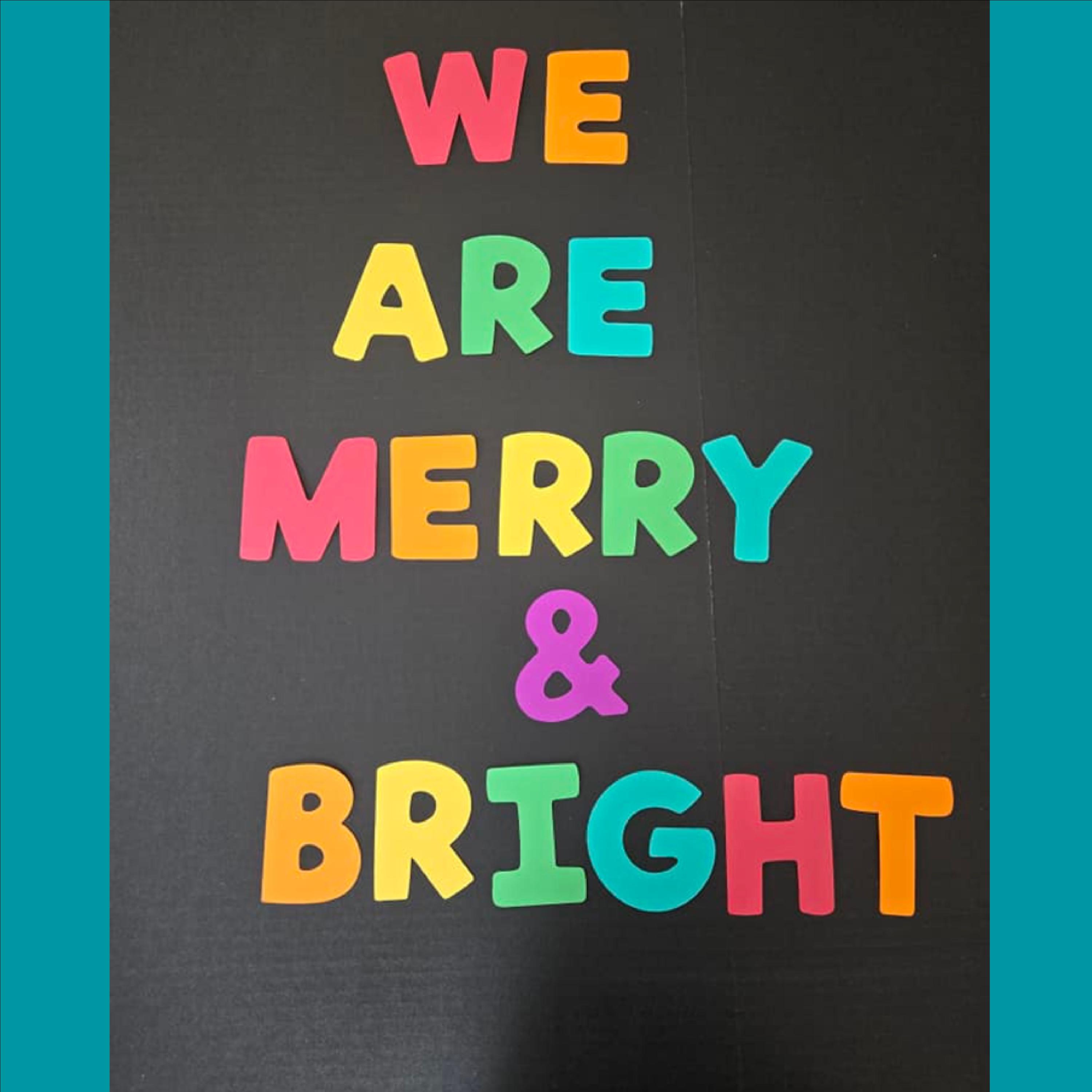 Retro Christmas Bulletin Board Kit: Bright Ornament & Tree Display for ...