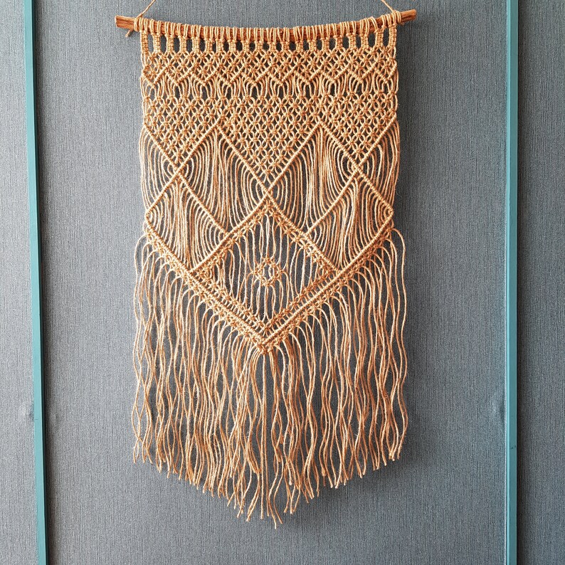 Large Jute Macrame Wall Hanging Color Selection is Possible. - Etsy