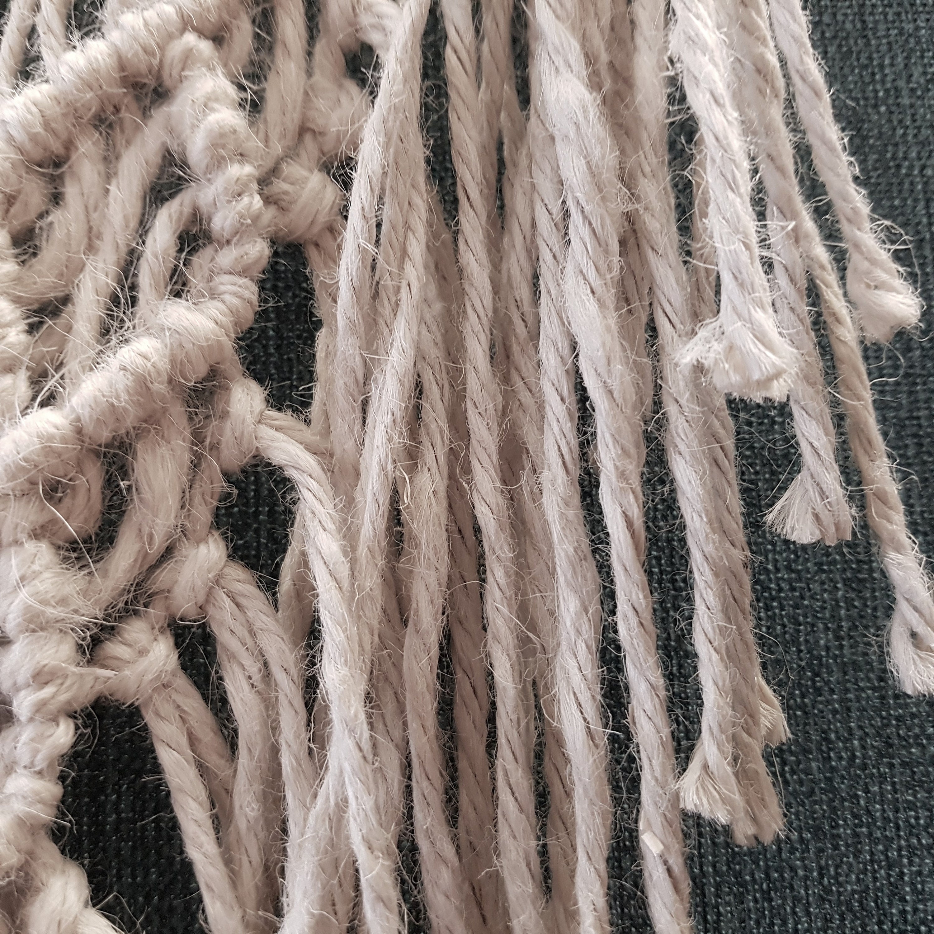 Jute Macrame Wall Hanging Farmhouse Wall Decor | Etsy