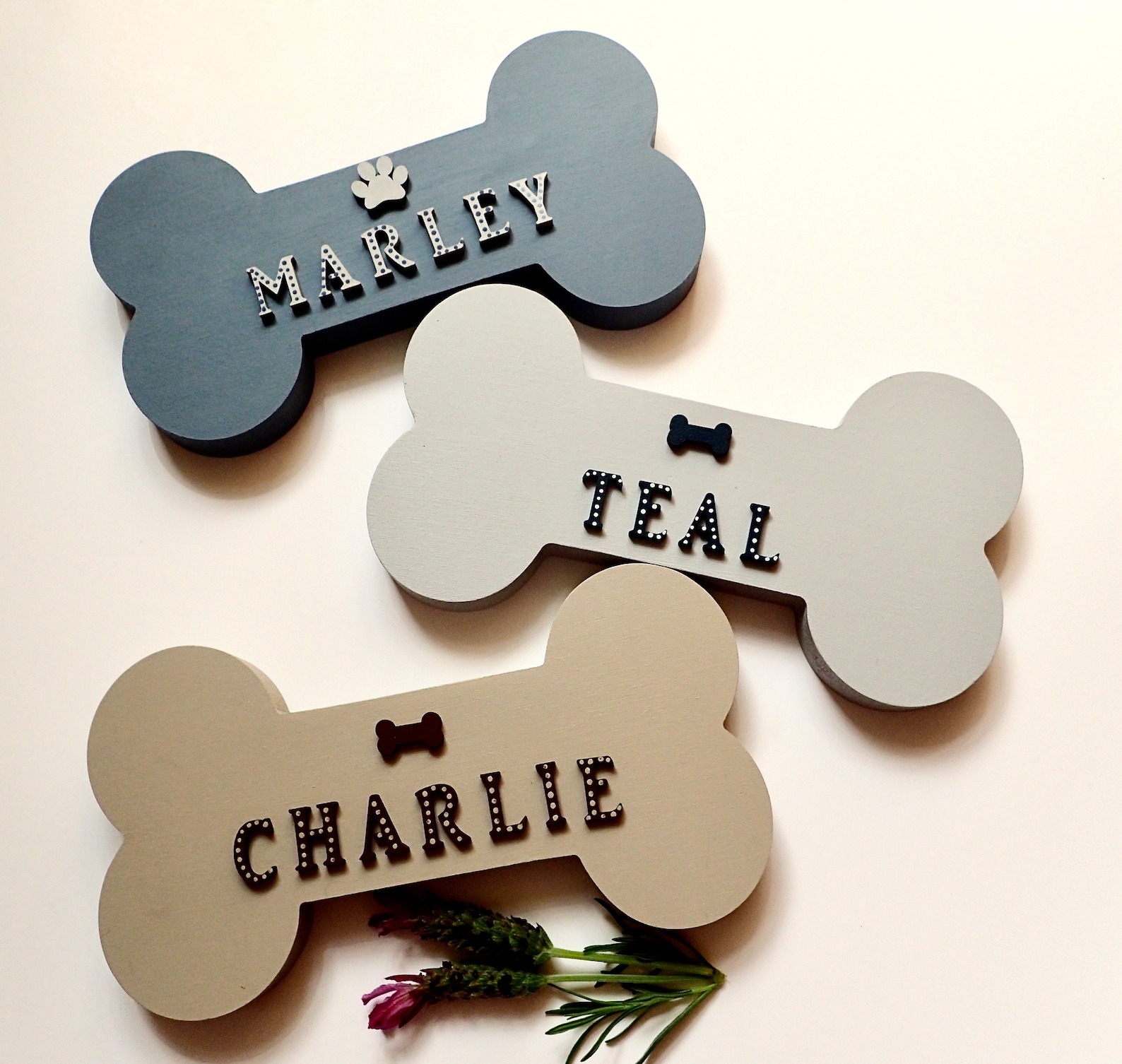 Personalised Dog Name Sign Dog House Sign Custom Dog Bone - Etsy