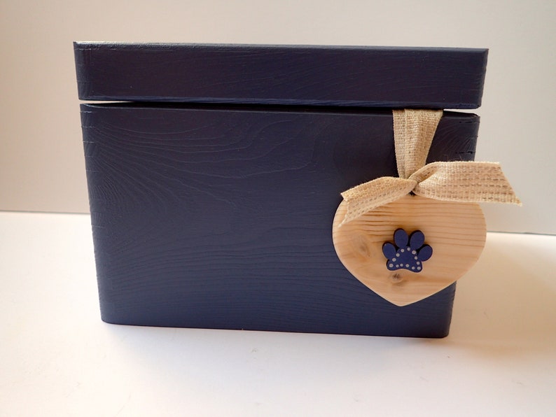 Personalised Dog Memory Box Rustic Pet Keepsake Box Wooden | Etsy