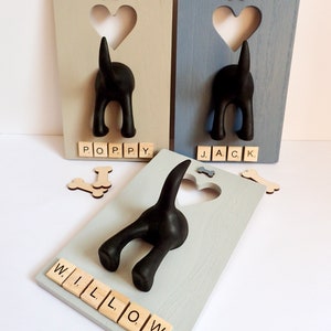 Personalised Dog Lead and Collar Hook Fun Dogs Bottom Lead or Coat ...