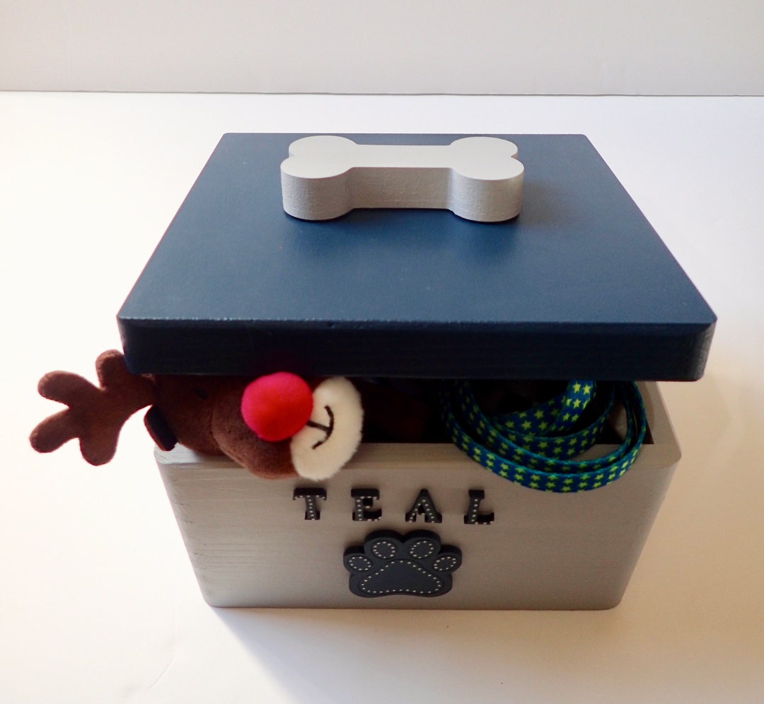 Personalise Dog Memory Box Rustic Pet Keepsake Box Wooden Dog Memorial ...