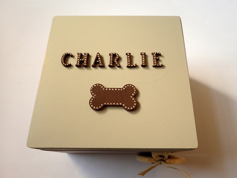 Personalised Dog Memory Box Rustic Pet Keepsake Box Wooden | Etsy