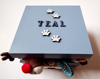 Personalised Dog Memory Box Rustic Pet Keepsake Box Wooden | Etsy UK