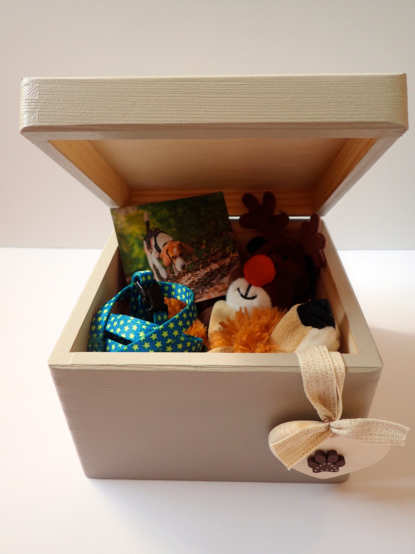 Personalised Dog Memory Box Rustic Pet Keepsake Box Wooden | Etsy