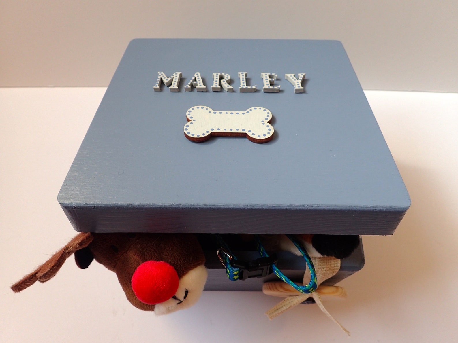 Personalised Dog Memory Box Rustic Pet Keepsake Box Wooden | Etsy