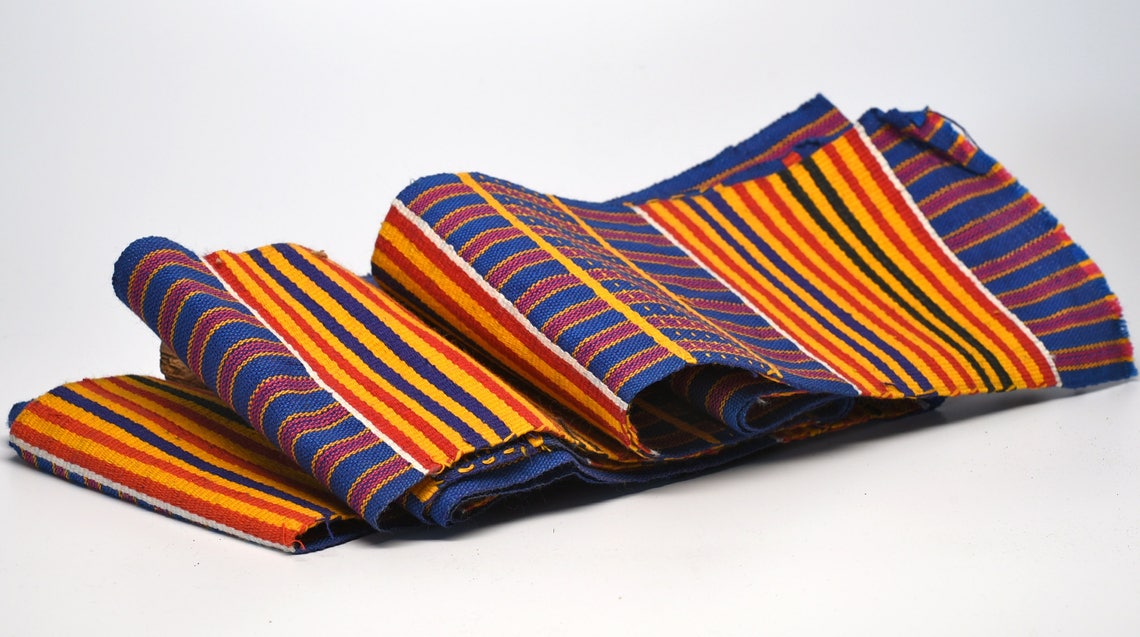 Extra Long Kente Cloth Strips African Textile Ethnic - Etsy
