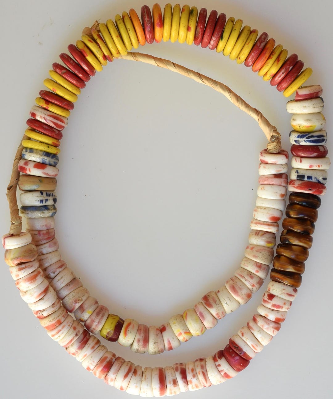 24 Inch Strand of Mixed Size and Color Bohemian Kakamba Beads - Vintage ...