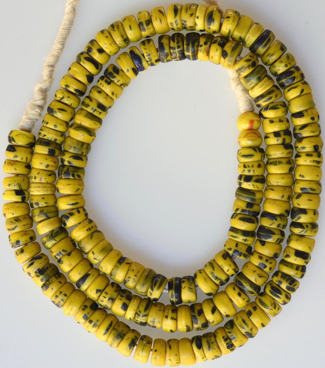 27 Inch Strand of 8mm Bohemian Kakamba Beads - Vintage African Trade ...