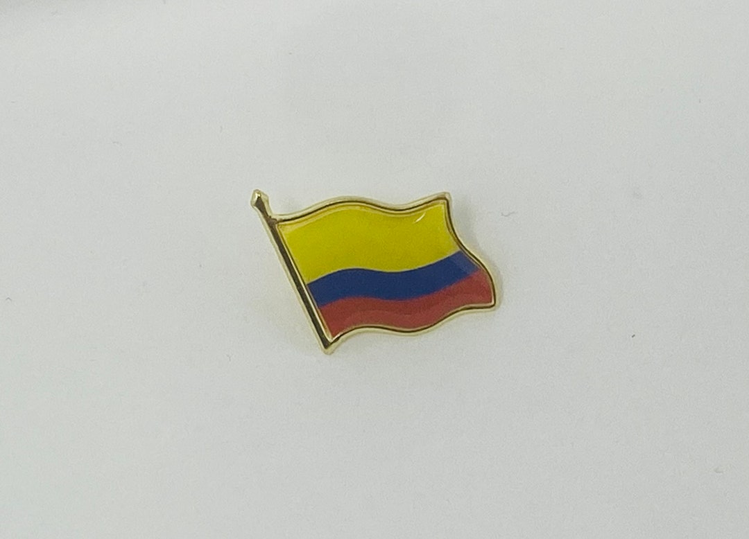 Colombian Flag Pin | Pasadera De La Bandera De Colombia | Enamel - Etsy