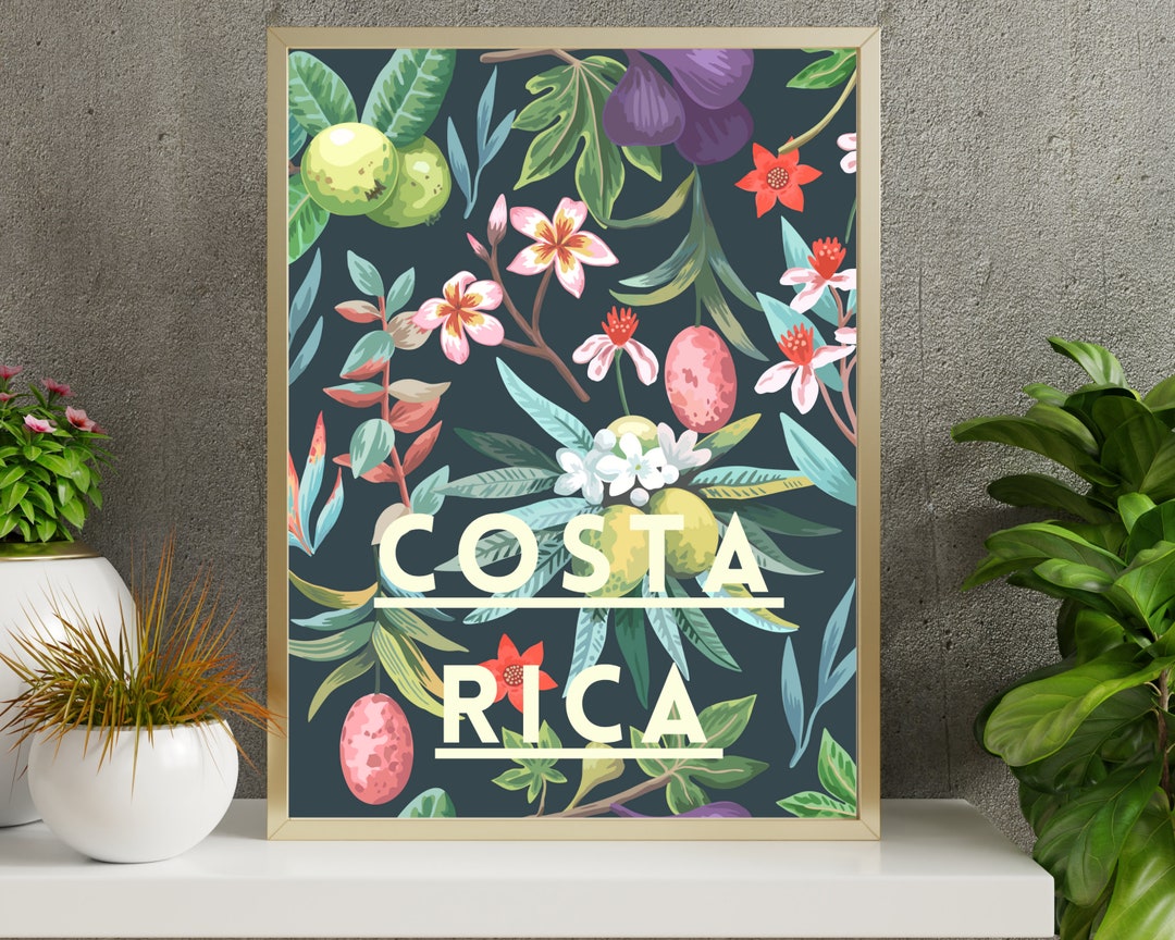 Costa Rica Tropical Greenery Wall Art | Digital Print | Wall Decor ...