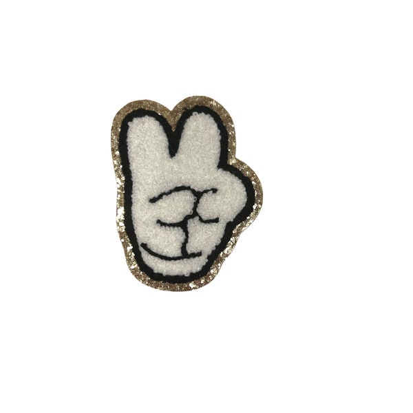 Mickey Peace Sign Patch - Etsy