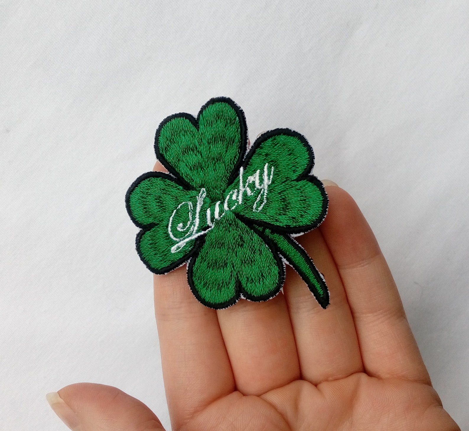Lucky Patch Four Leaf Clover Cute Patch Gift Patch Iron on - Etsy