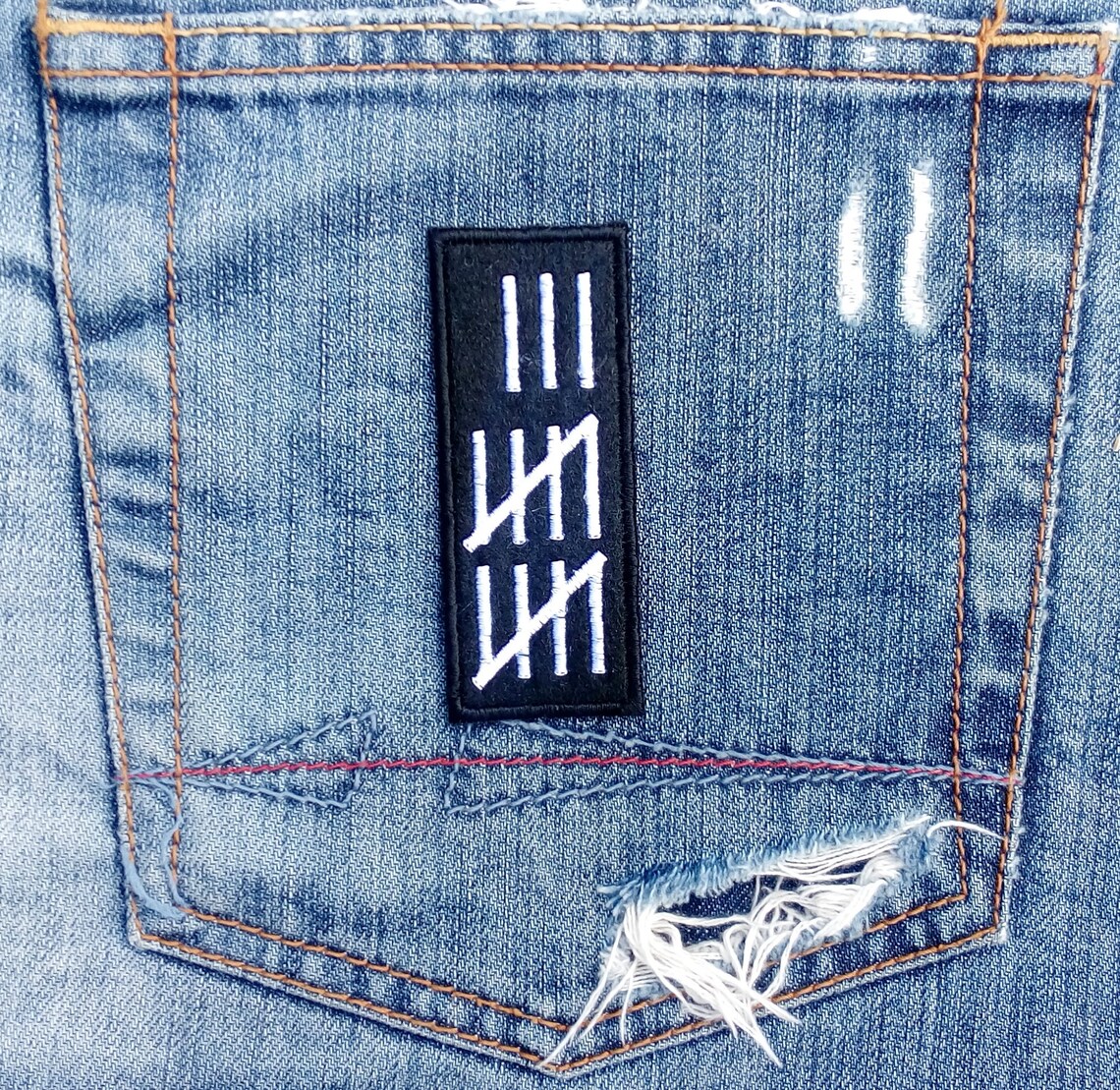 Lucky 13 Patch Embroidered Patch Punk Patch Tattoo Flash Iron - Etsy