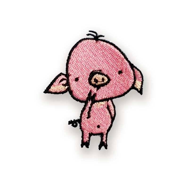 Piggy Patch Tiny Pig Patch Cute Animal Patch for Jacket Jean - Etsy