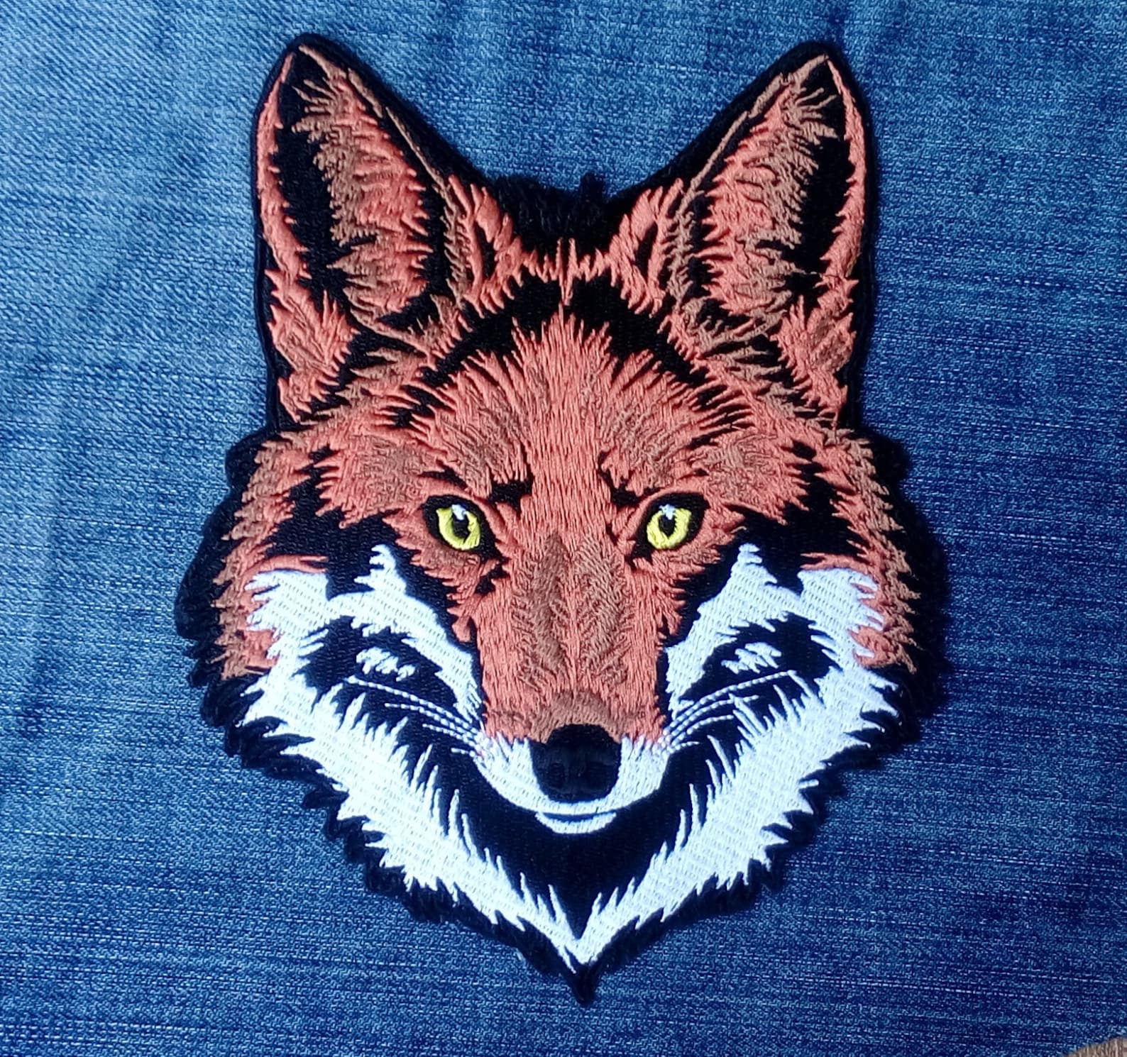 Embroidered Patch Fox Patch Iron on Patch Embroidery Design - Etsy