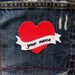 Heart Name Patch Custom Patch Embroidered Patch Personalize - Etsy