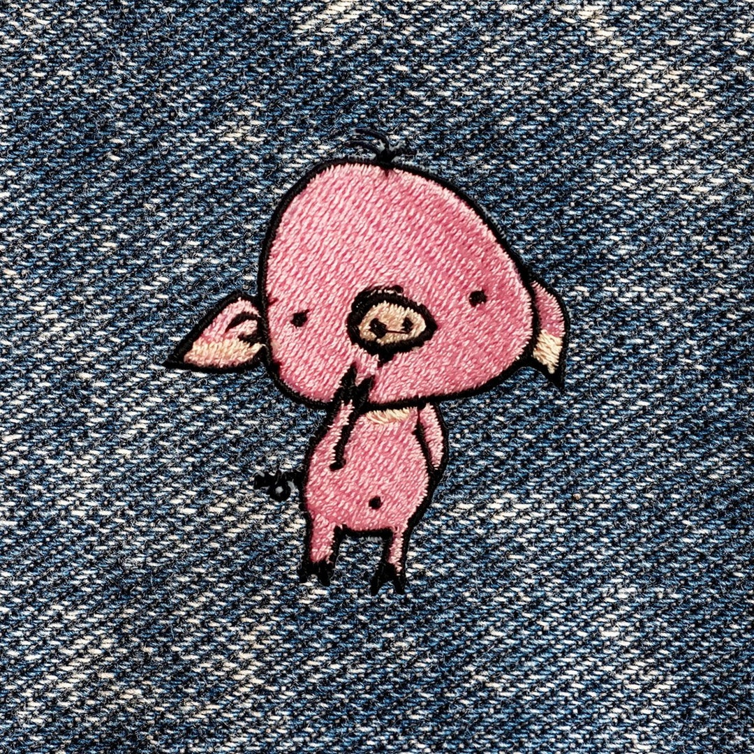 Piggy Patch Tiny Pig Patch Cute Animal Patch for Jacket Jean - Etsy