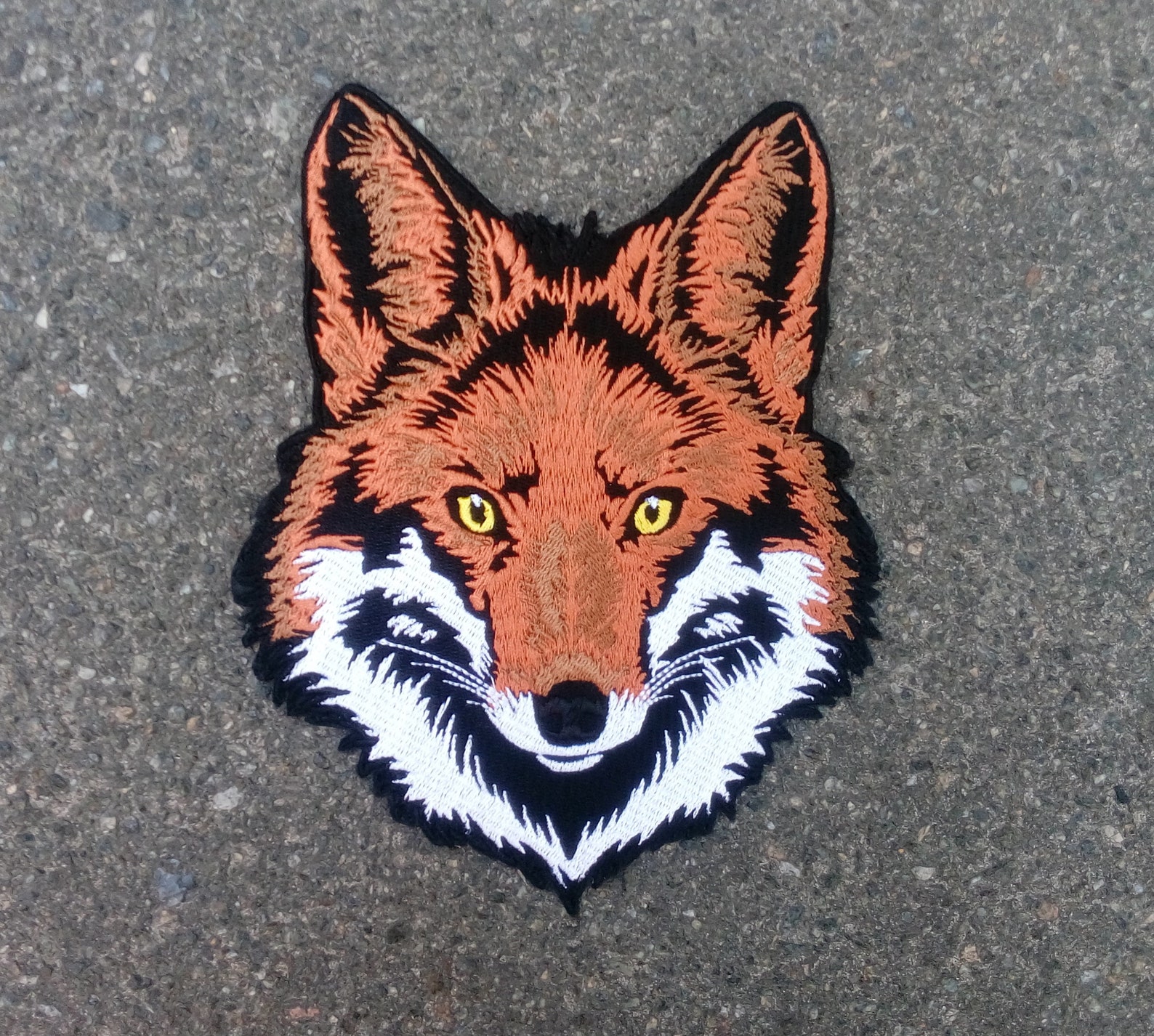 Embroidered Patch Fox Patch Iron on Patch Embroidery Design - Etsy