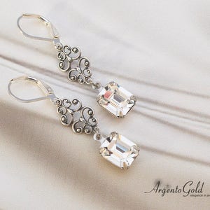 Regency Style Earrings, Vintage Drop Earrings, Edwardian Earrings ...