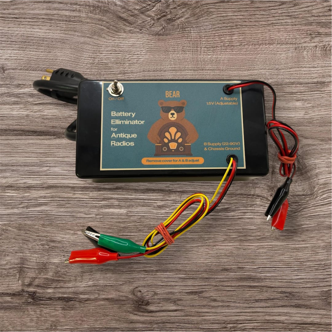 Battery or “farm” Radio Power Supply Battery Eliminator - Etsy
