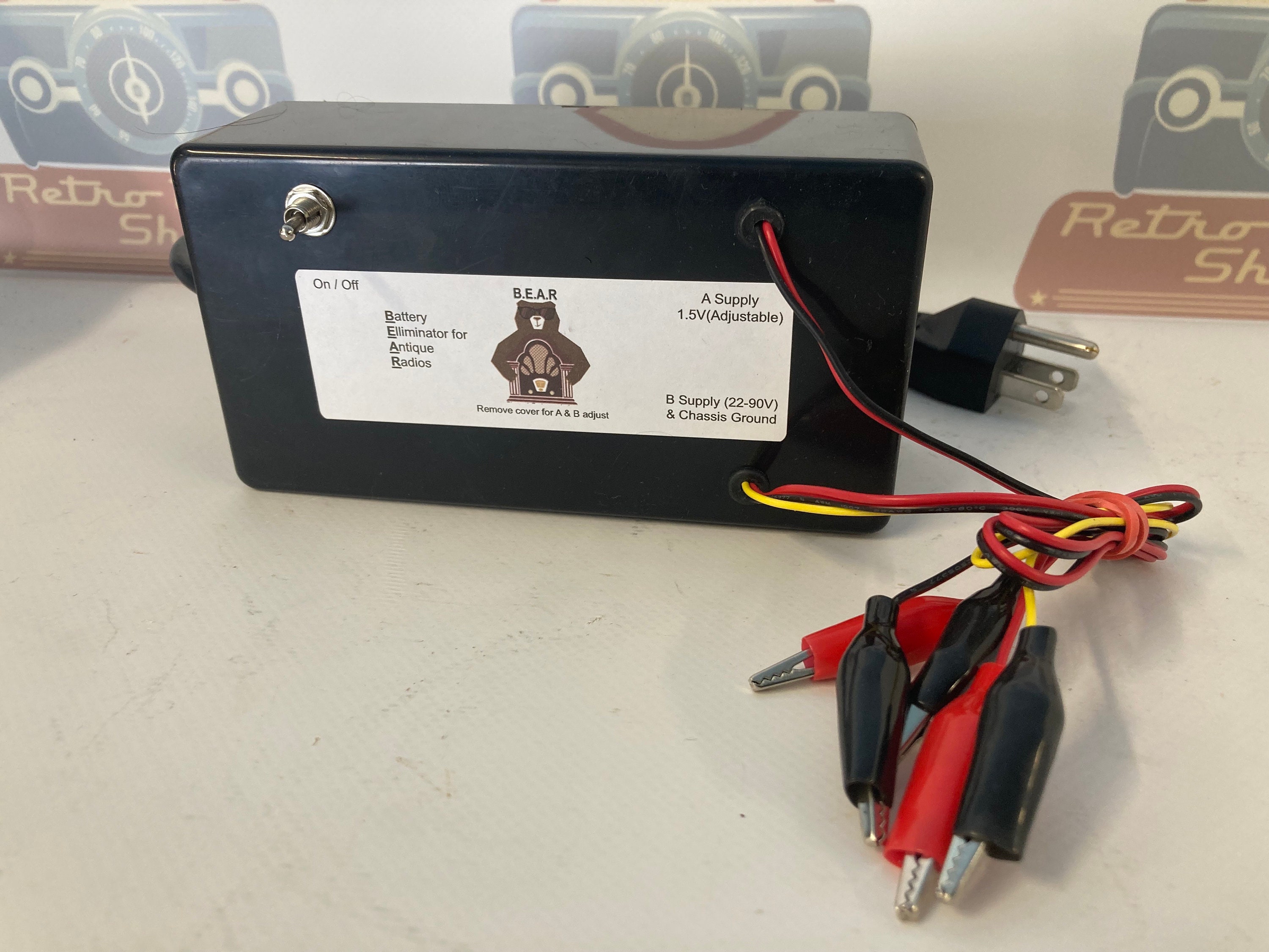 Battery or “farm” Radio Power Supply Battery Eliminator - Etsy
