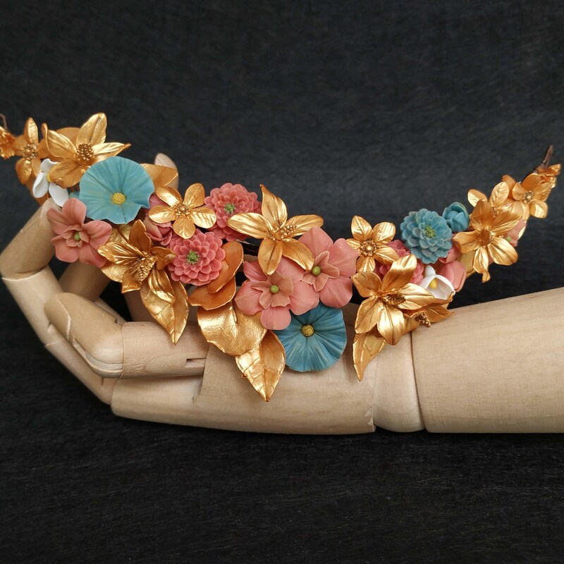 Porcelain Flower Crown - Etsy